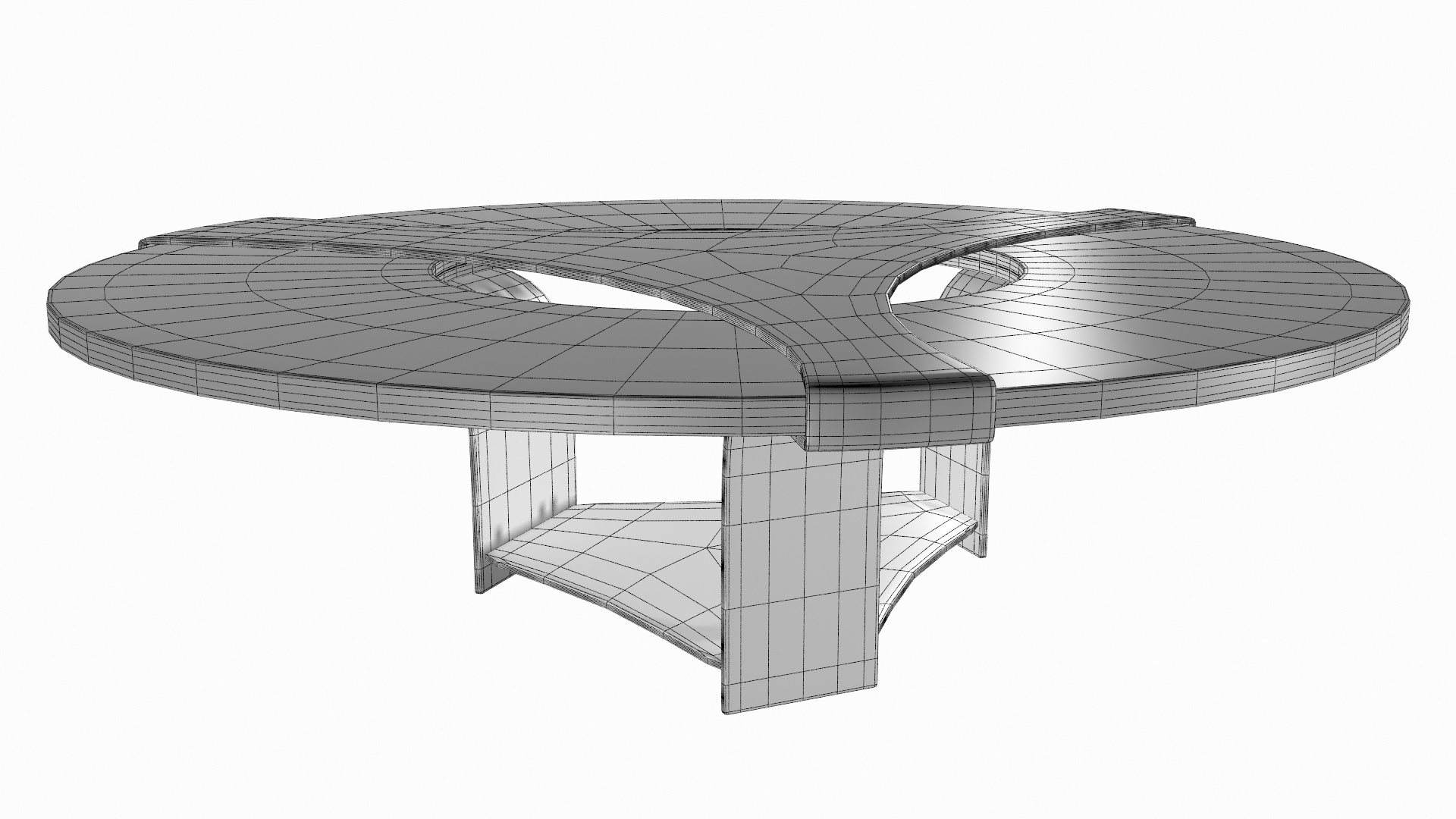 3D Modern Dining Table Model - TurboSquid 1595339
