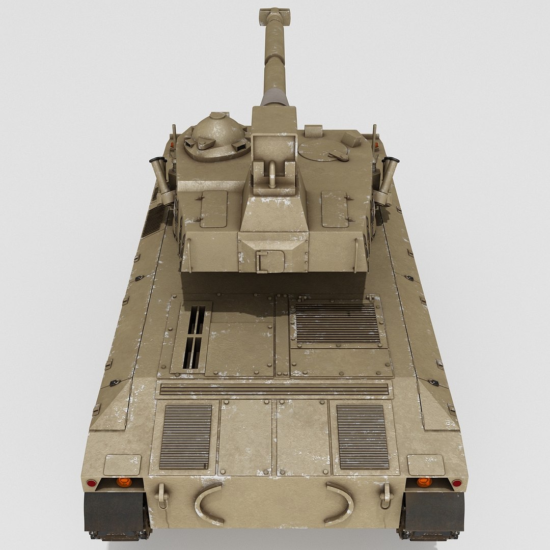 3d Austrian Sk-105 Light Tank Model