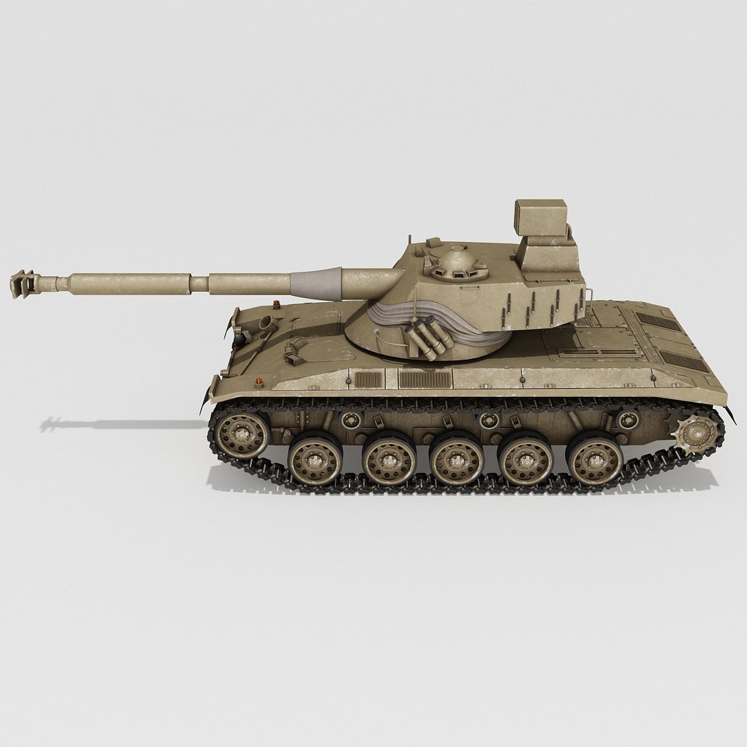 3d Austrian Sk-105 Light Tank Model