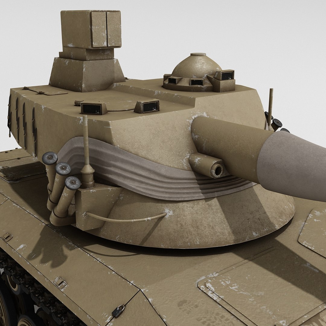 3d austrian sk-105 light tank model