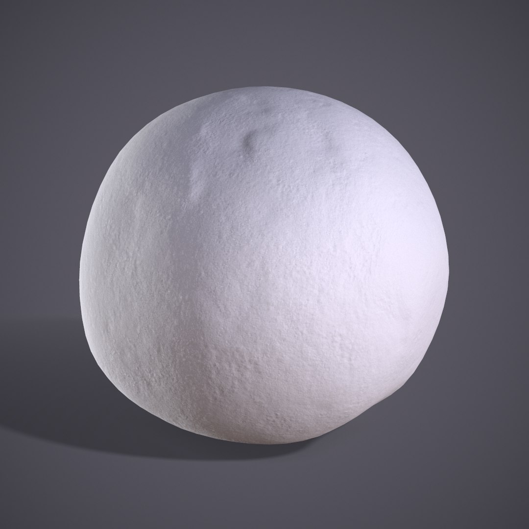 3D Snowball - TurboSquid 2162317