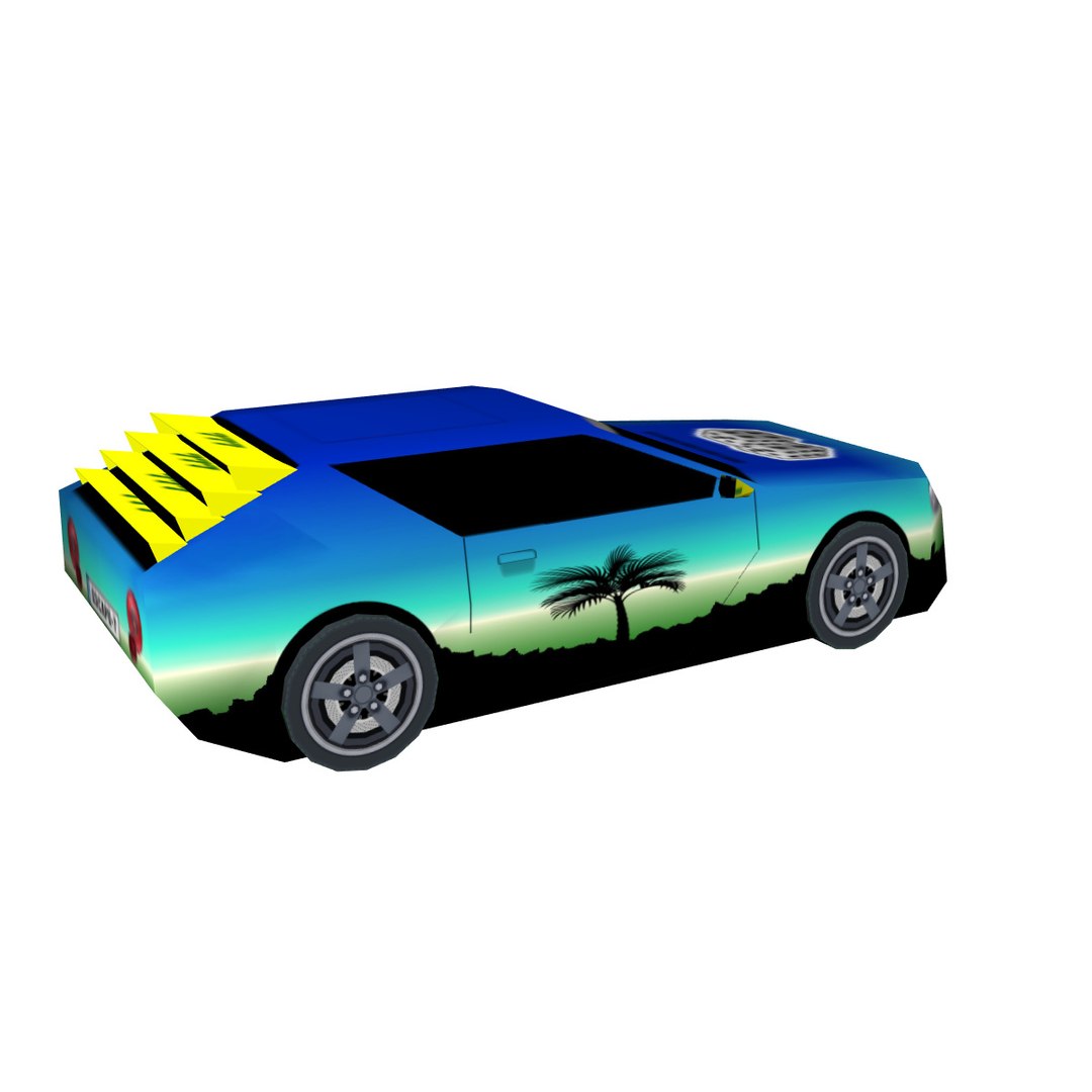 3D sports car escape - TurboSquid 1500588
