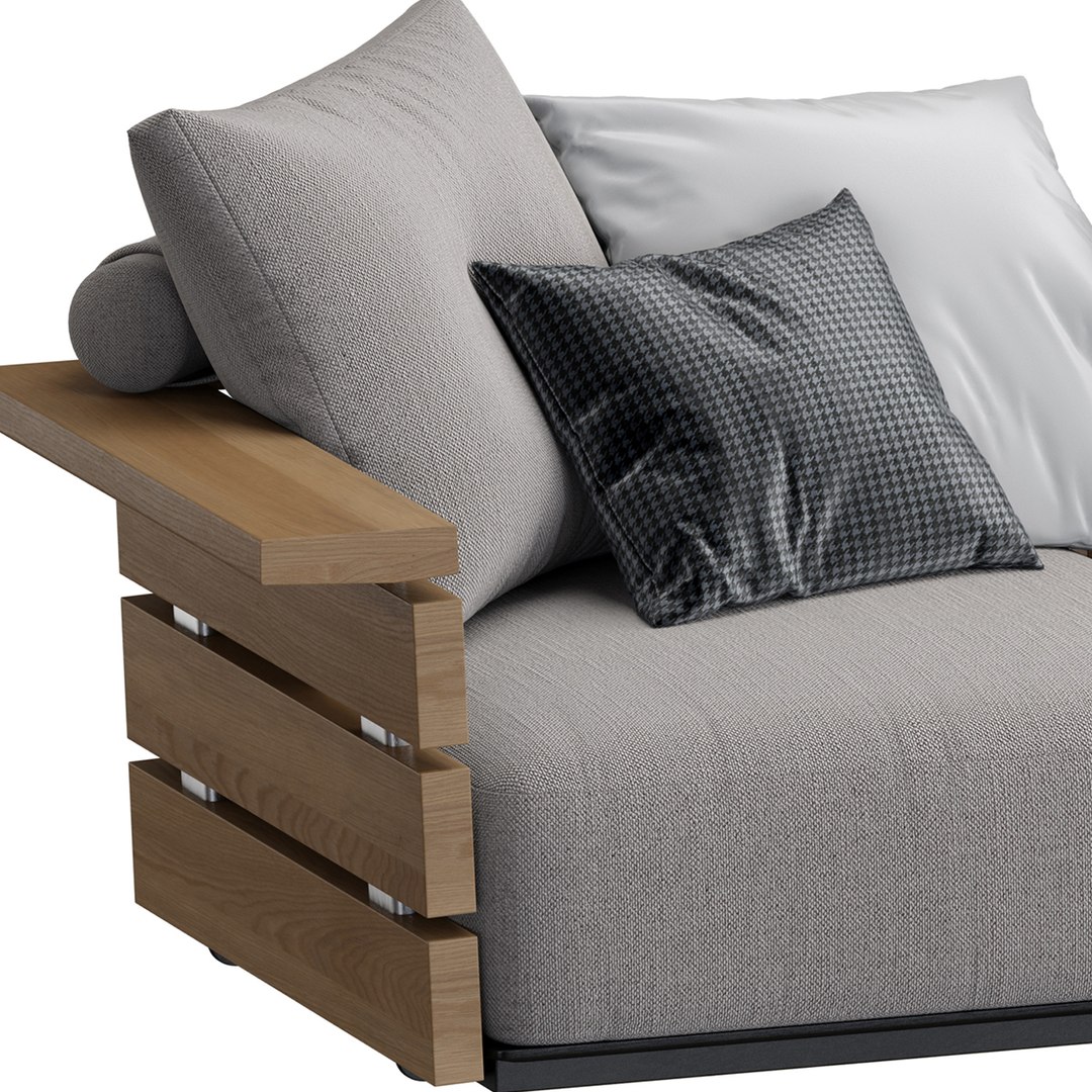 Flexform Ontario Outdoor Sofa Model - TurboSquid 2039186