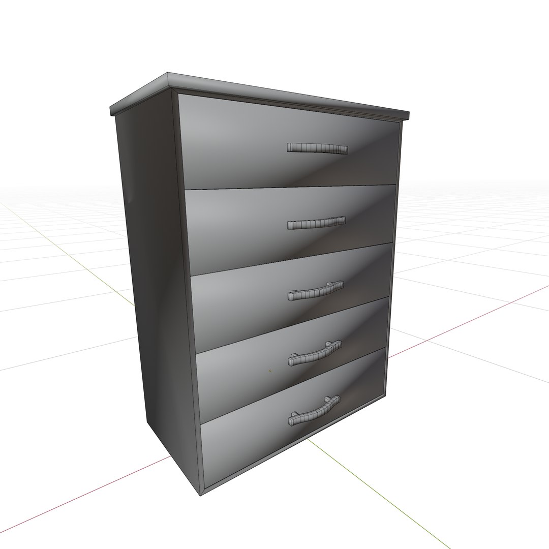3D Dresser - TurboSquid 2365945