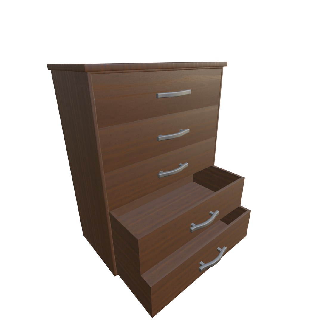 3D Dresser - TurboSquid 2365945