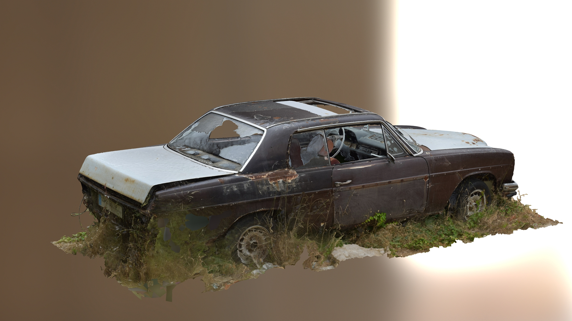 3D model CAR DESTROYED CAR Vehicles Car Wrecked Car - TurboSquid 2132768