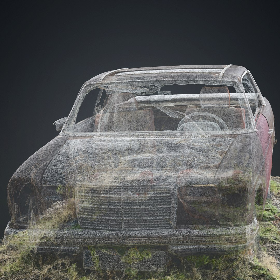 3D model CAR DESTROYED CAR Vehicles Car Wrecked Car - TurboSquid 2132768