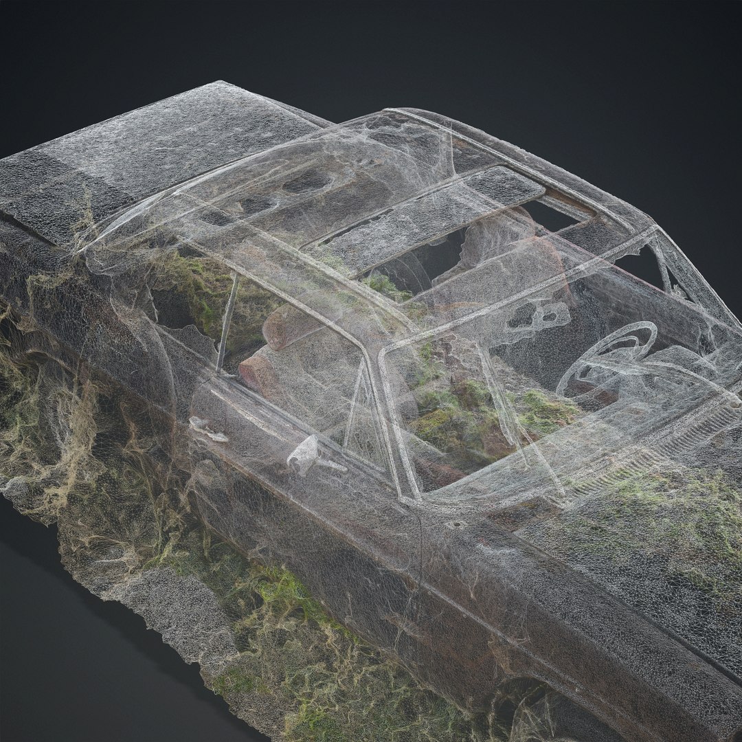 3D model CAR DESTROYED CAR Vehicles Car Wrecked Car - TurboSquid 2132768