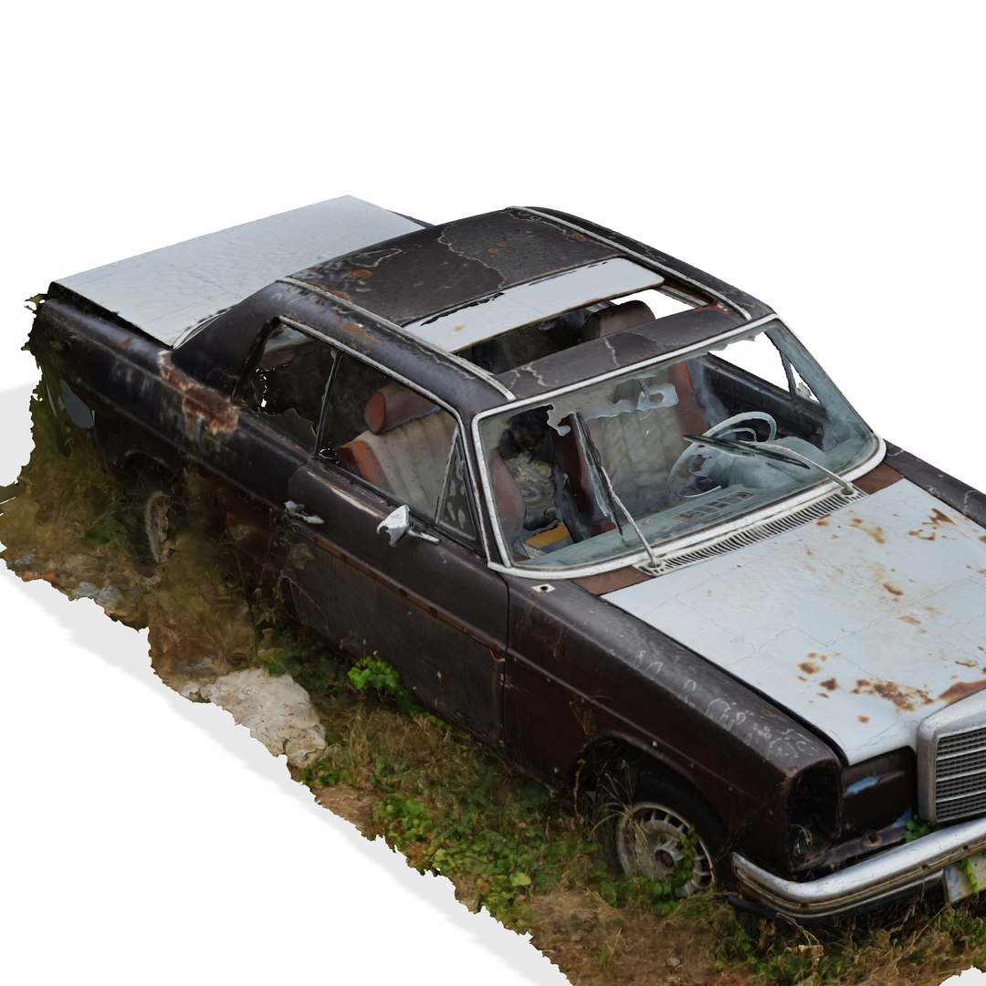 3D model CAR DESTROYED CAR Vehicles Car Wrecked Car - TurboSquid 2132768