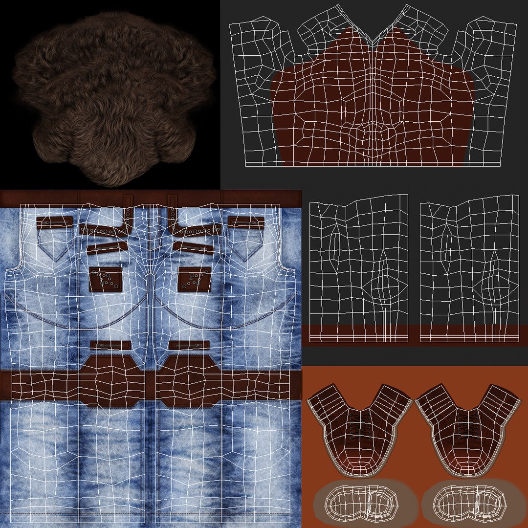 Urban Style Clothing 3D Model - TurboSquid 1516185
