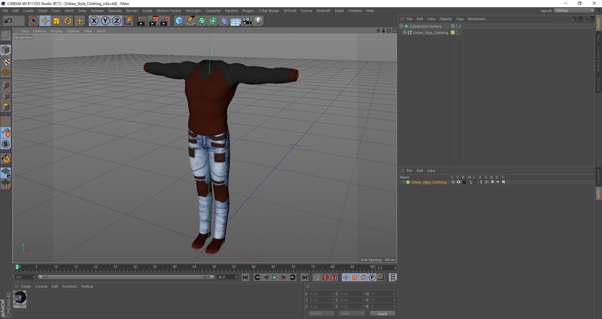 Urban Style Clothing 3D Model - TurboSquid 1516185