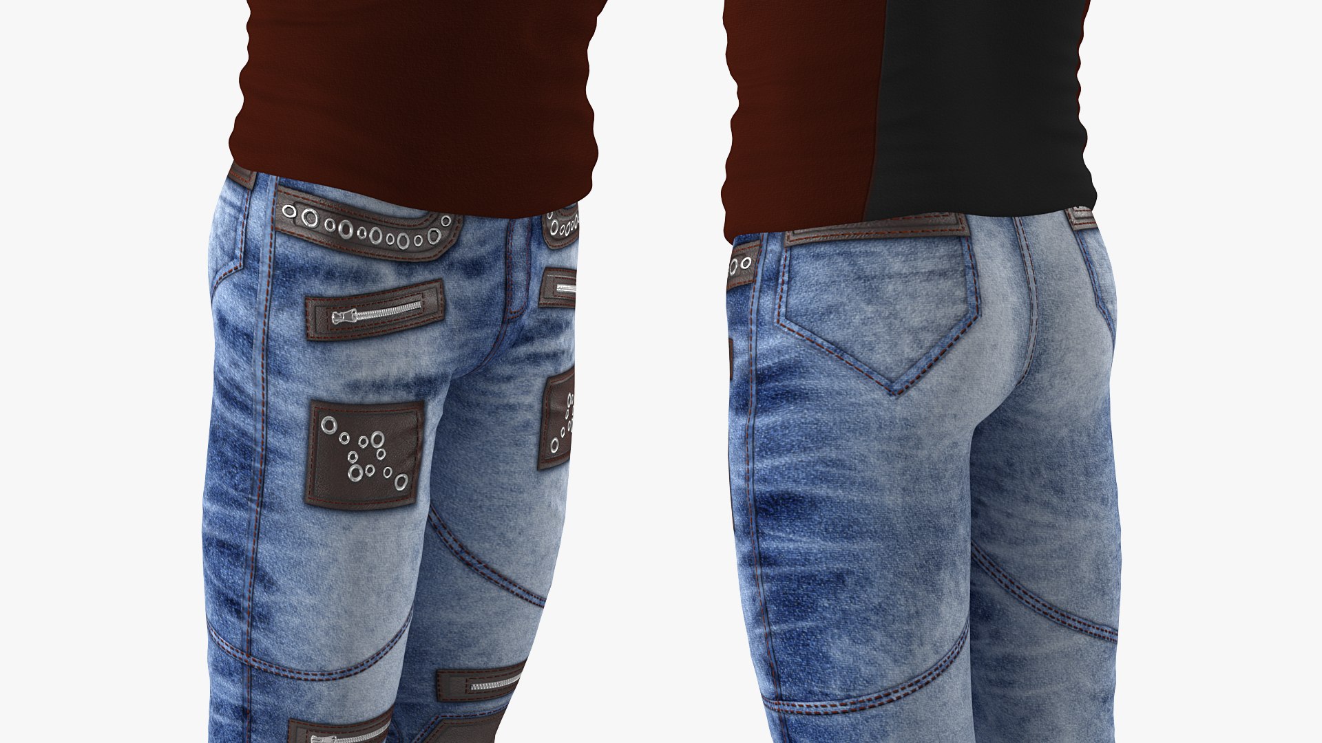 Urban Style Clothing 3D Model - TurboSquid 1516185