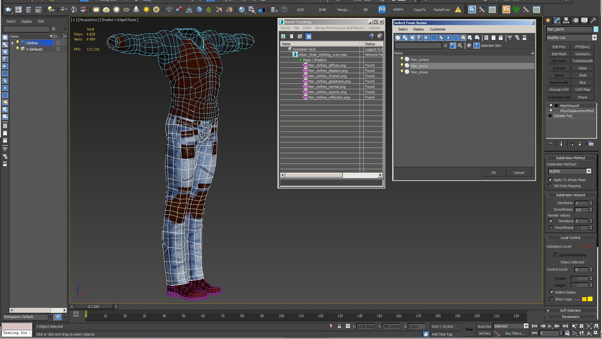 Urban Style Clothing 3D Model - TurboSquid 1516185