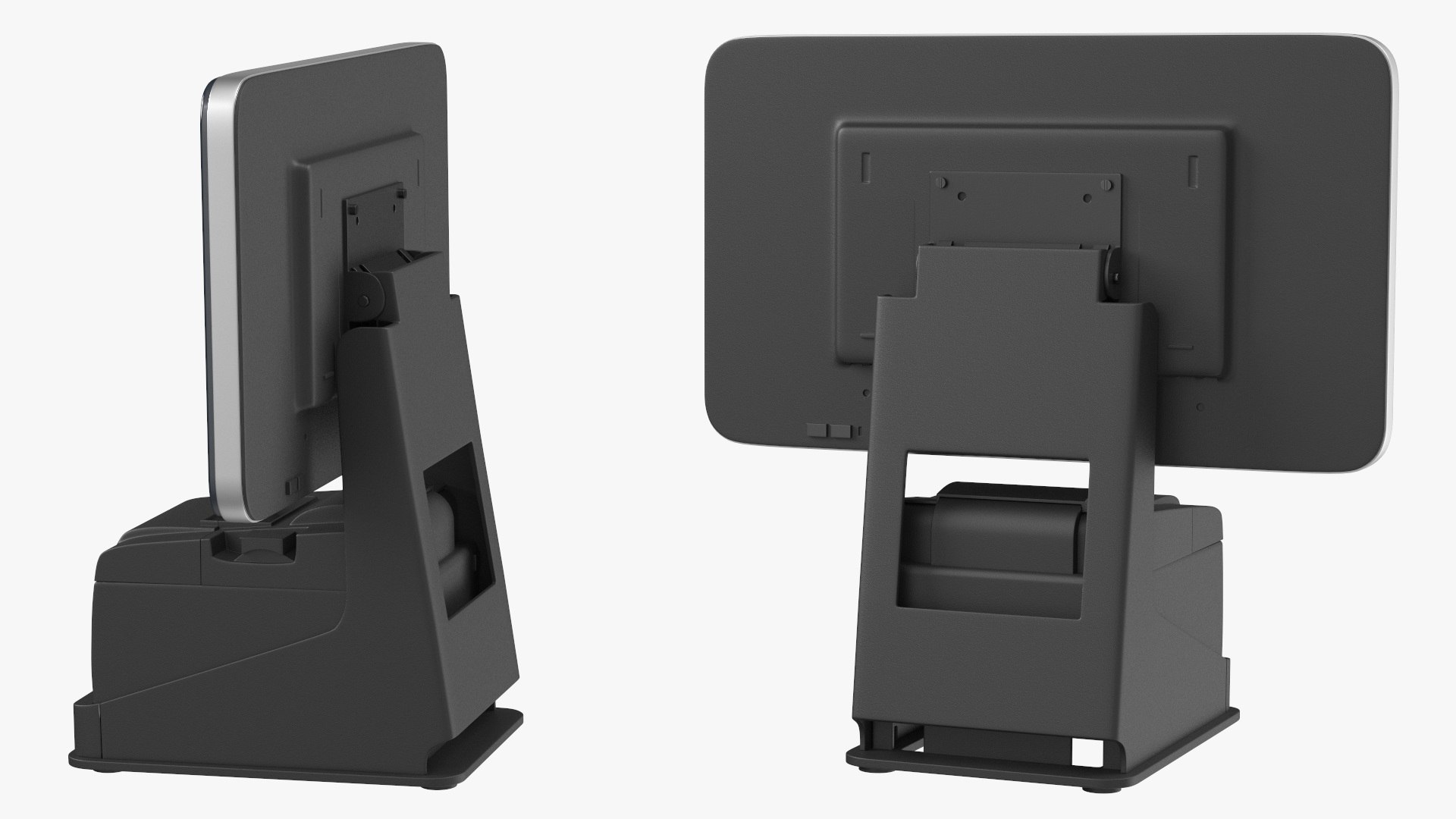 3D Model Digital Touchscreen POS System Screen On - TurboSquid 2191846