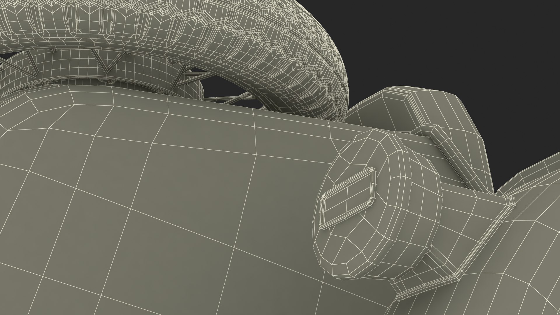 3D Model Retro Classic Blue Cradle For Motorcycle - TurboSquid 2398201