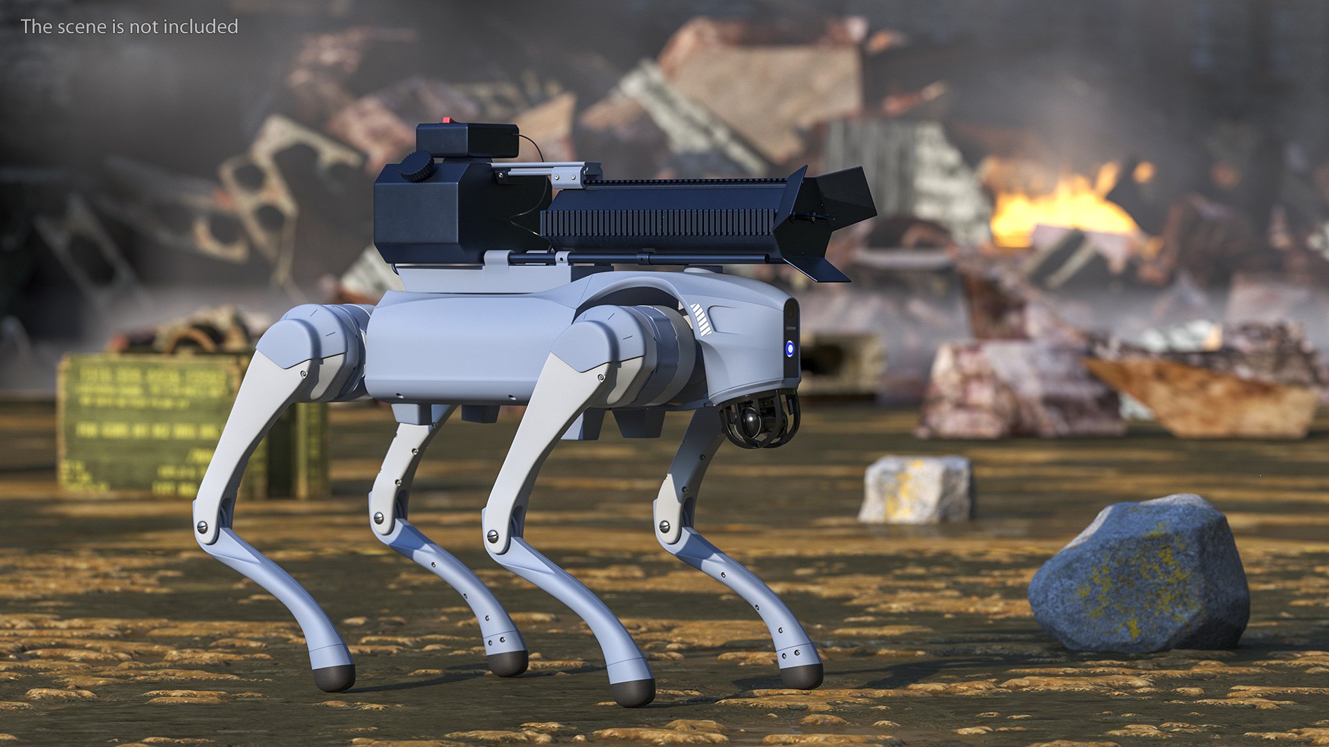 3D Robotics Flamethrower Model - TurboSquid 2287666