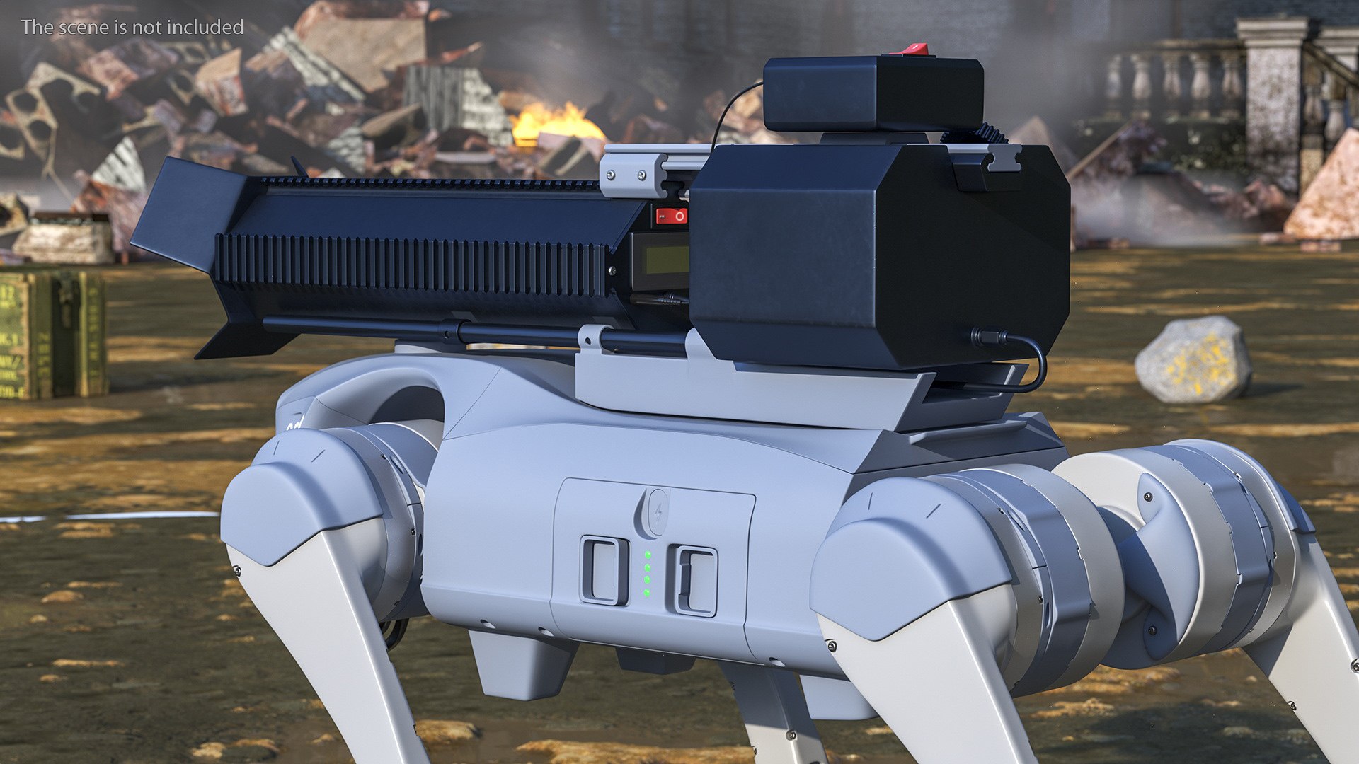 3D Robotics Flamethrower Model - TurboSquid 2287666