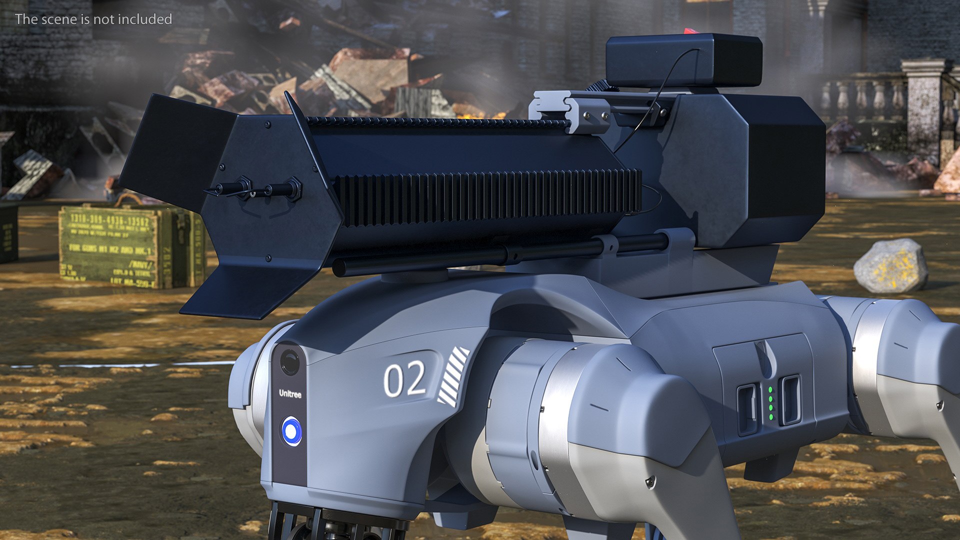 3D Robotics Flamethrower Model - TurboSquid 2287666