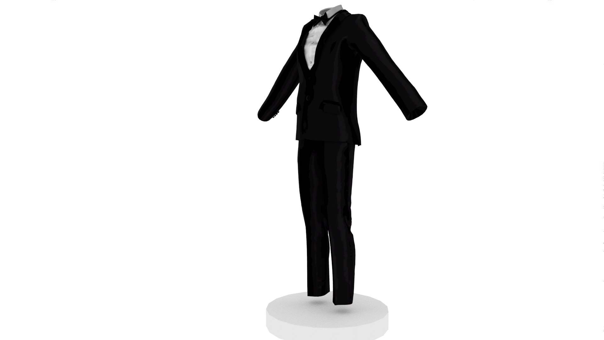 3D Male Tuxedo Model - TurboSquid 2088733