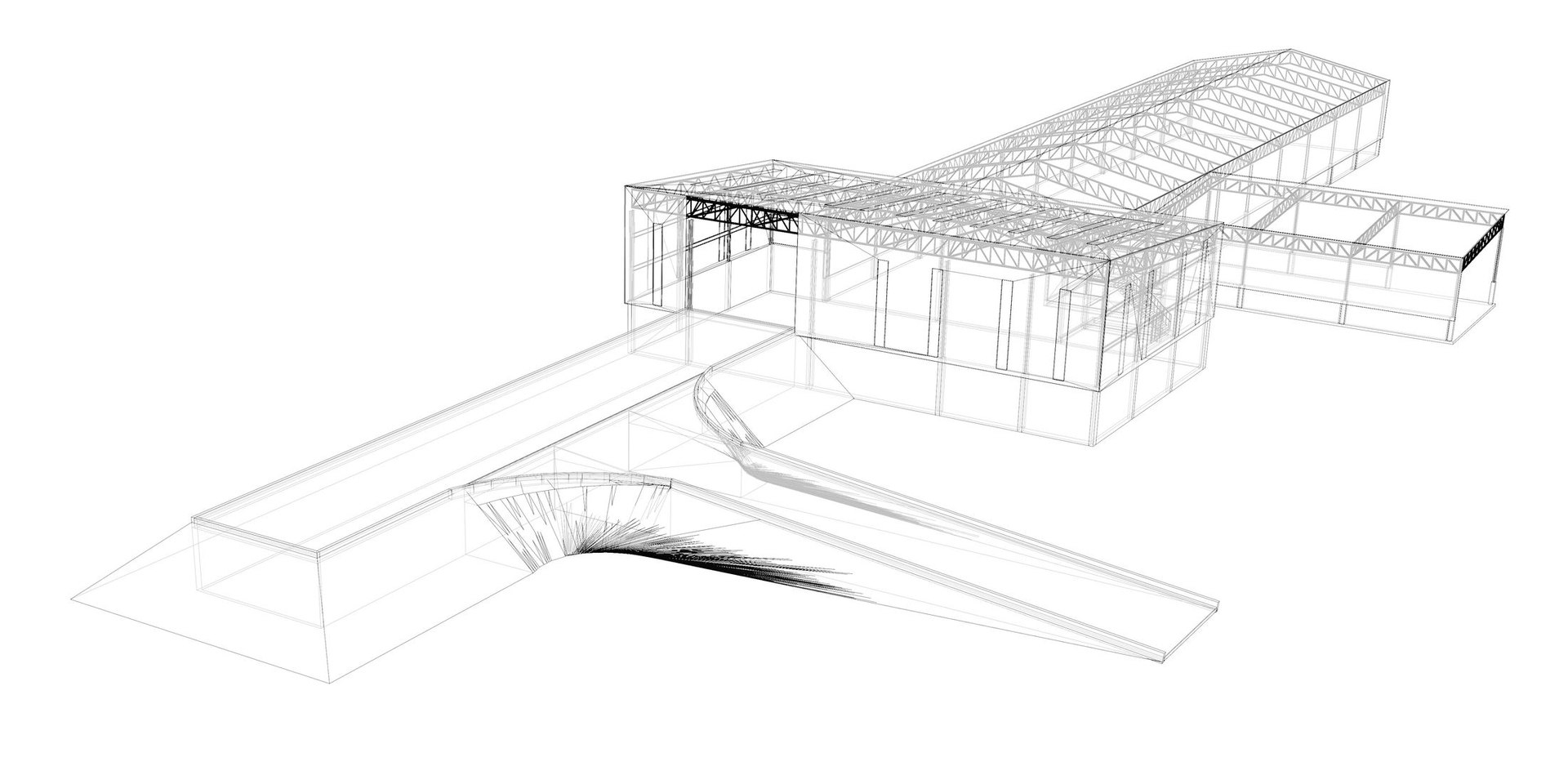 Warehouse With Loading Area 3D Model - TurboSquid 2065847