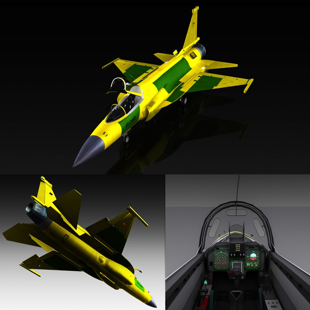JF-17 block 3 3D model - TurboSquid 1813959