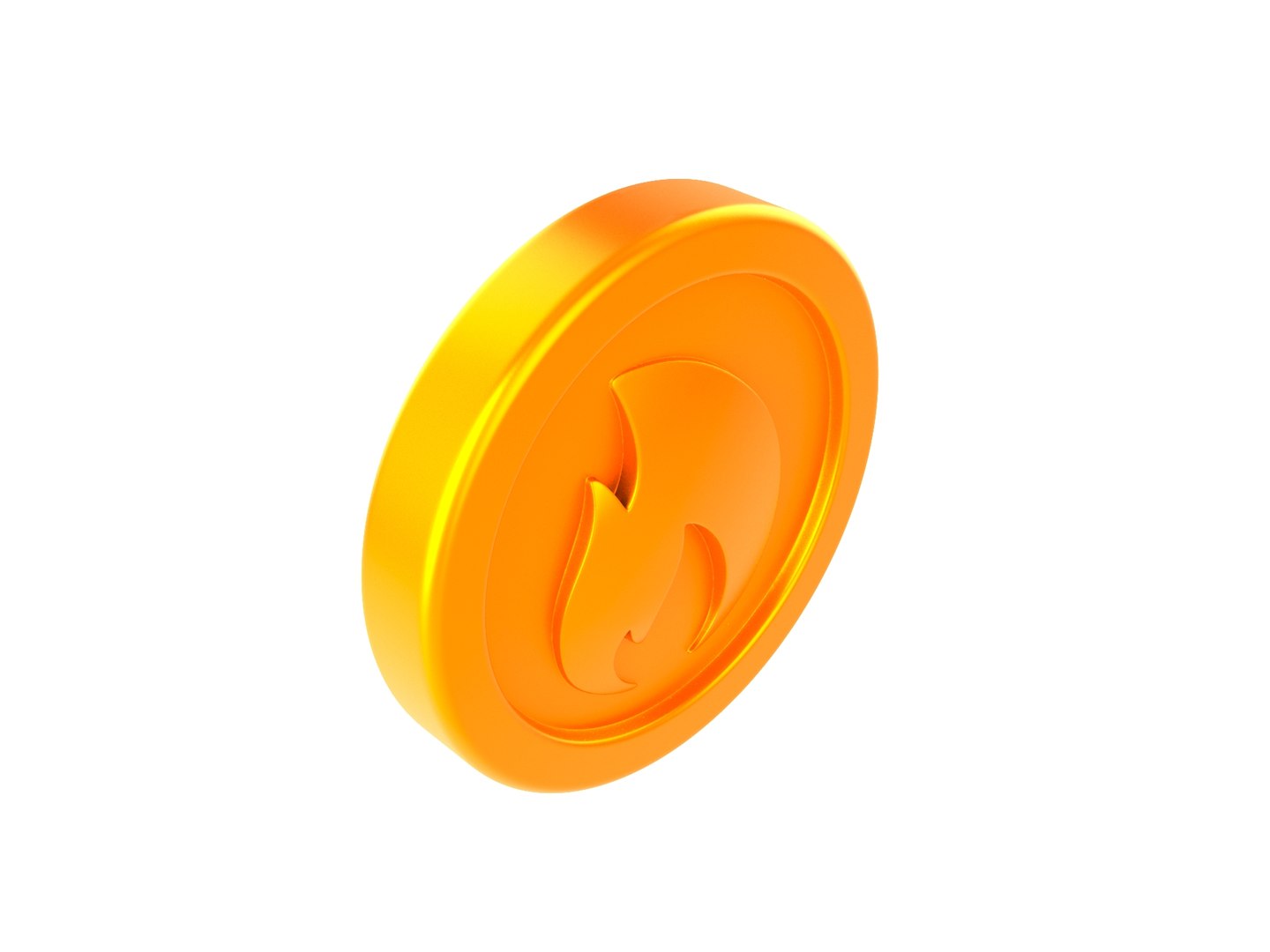 3D Print006 Coin Fire model - TurboSquid 1892455