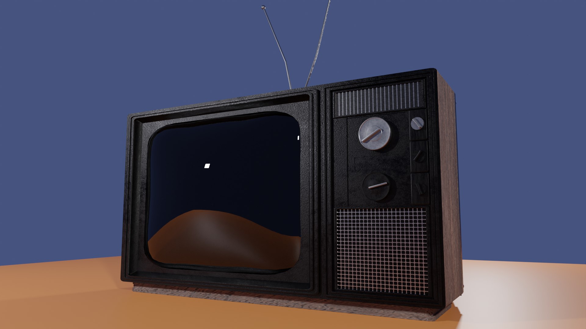 Old TV 3D - TurboSquid 2049063