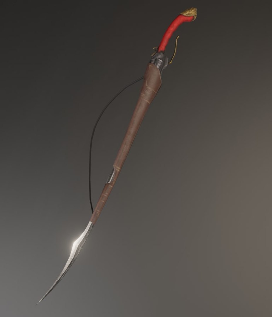 3D Model Revolver Sword Ready - TurboSquid 1616311