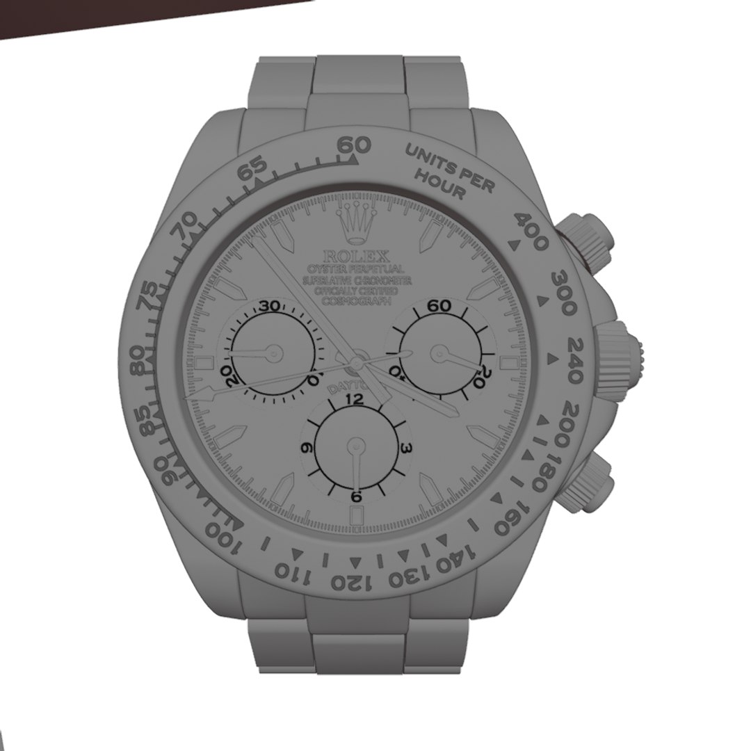 Rolex Watch Model 3D Model - TurboSquid 2293430