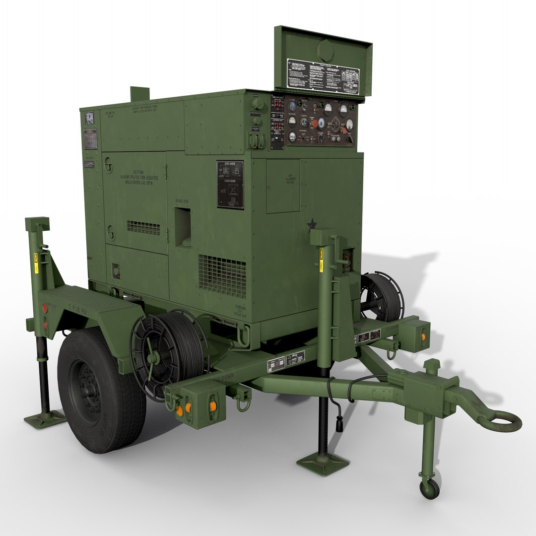 MILITARY DIESEL GENERATOR MEP-804A 3D Model - TurboSquid 2342235