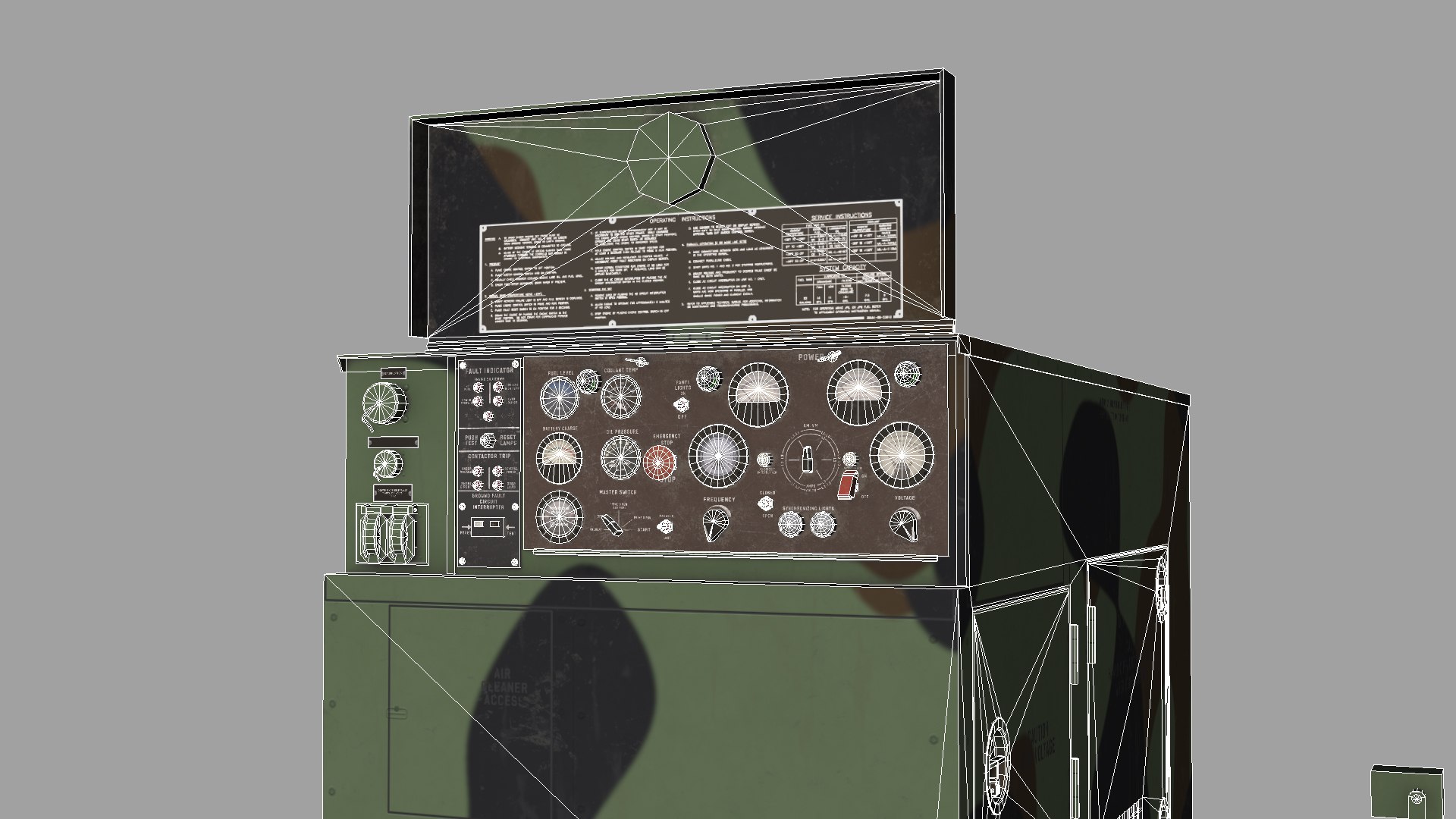 MILITARY DIESEL GENERATOR MEP-804A 3D Model - TurboSquid 2342235
