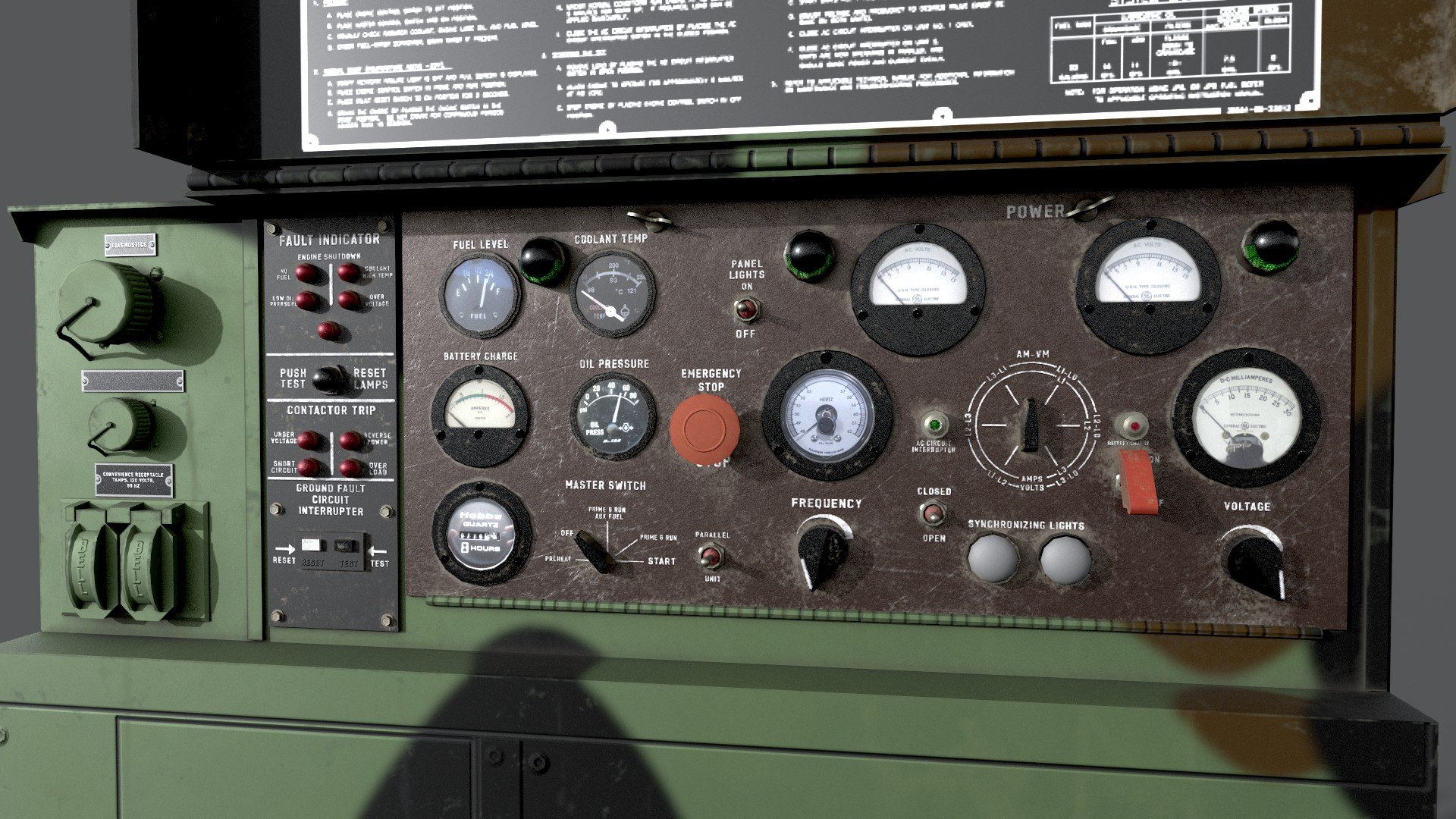 MILITARY DIESEL GENERATOR MEP-804A 3D Model - TurboSquid 2342235