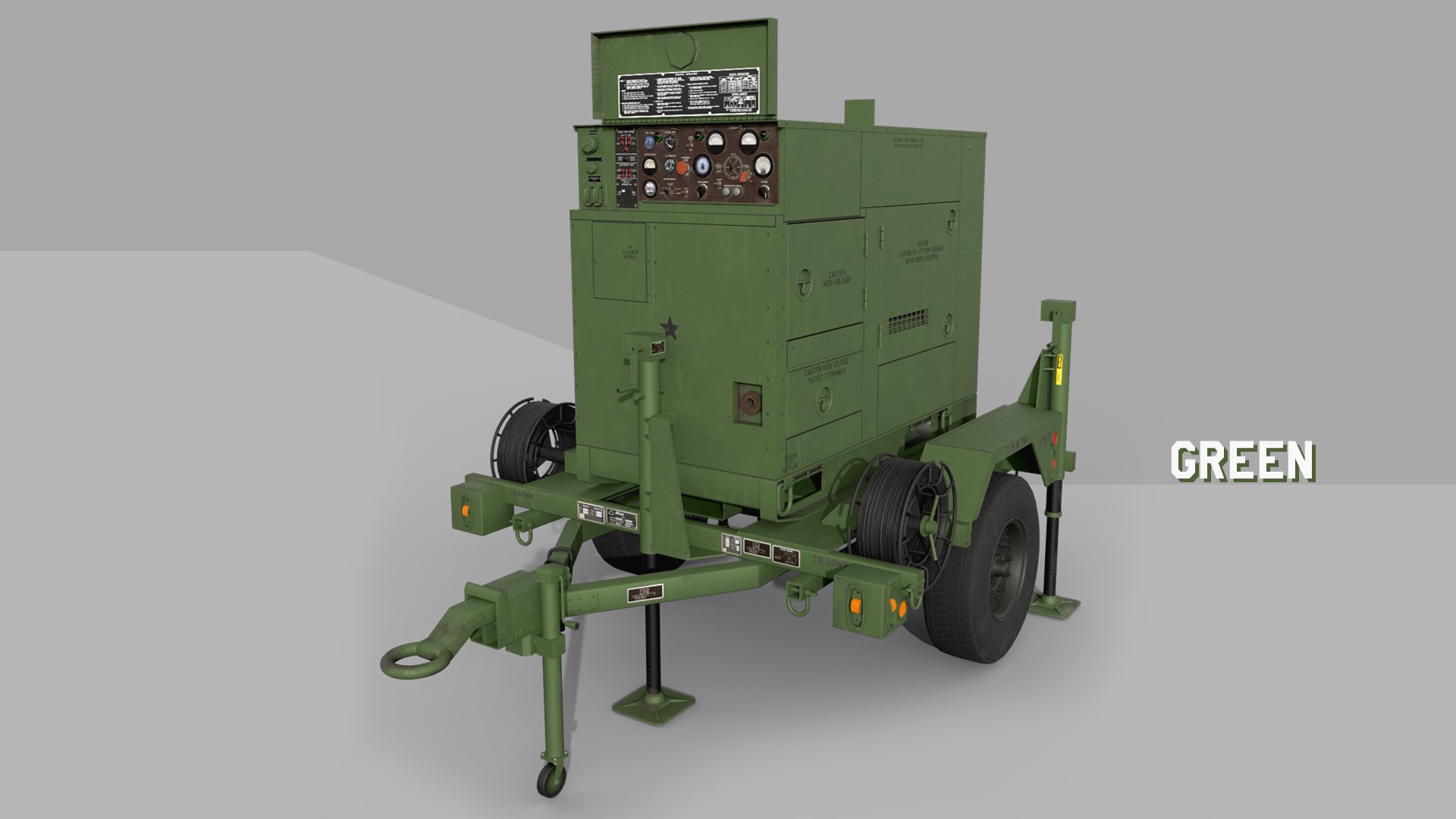 MILITARY DIESEL GENERATOR MEP-804A 3D Model - TurboSquid 2342235