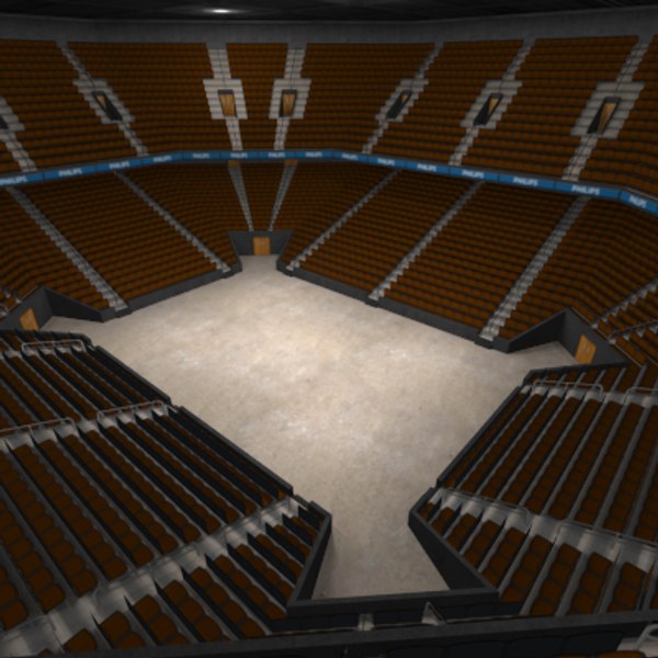 3d sports arena indoor play model
