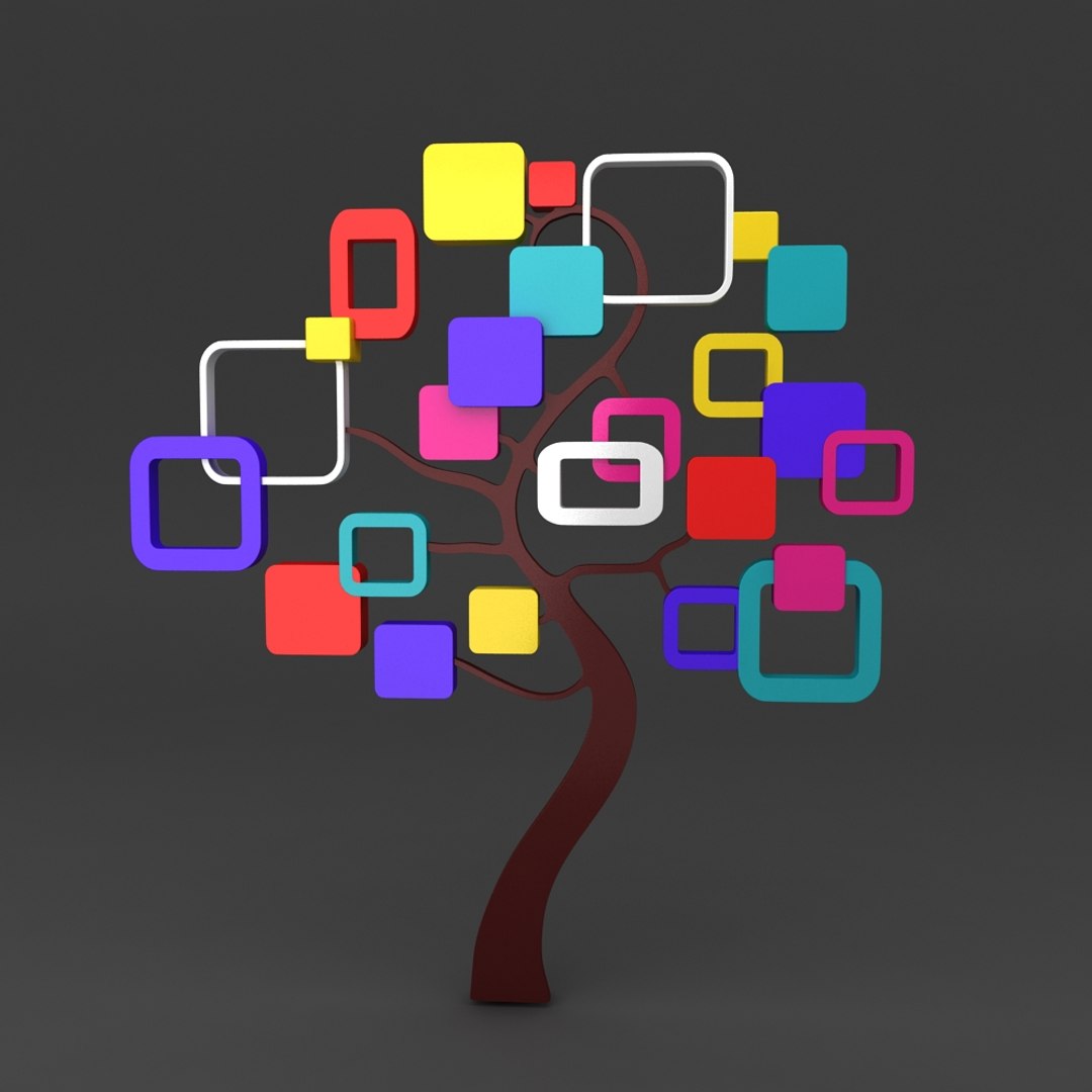 cartoon tree 3d max