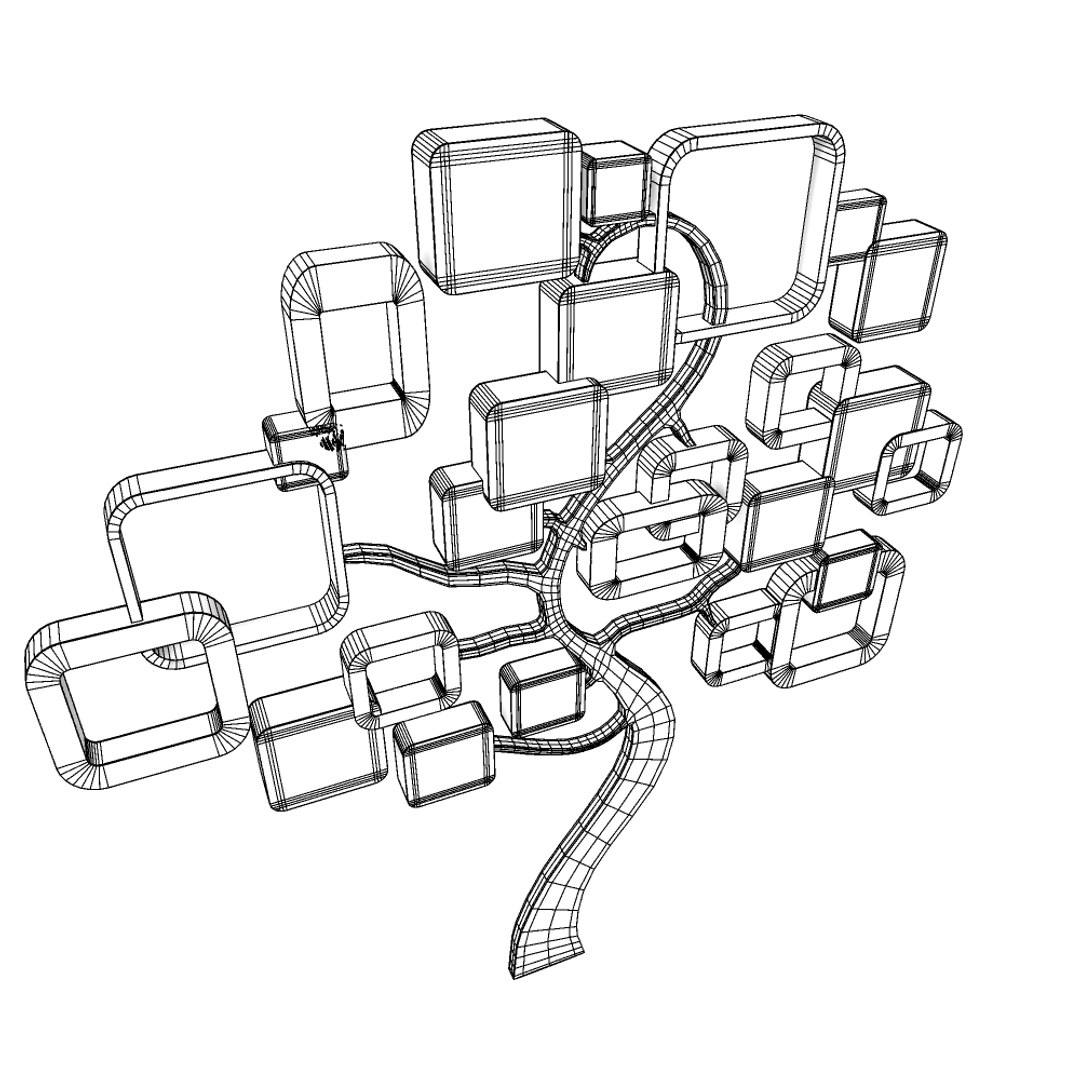 cartoon tree 3d max