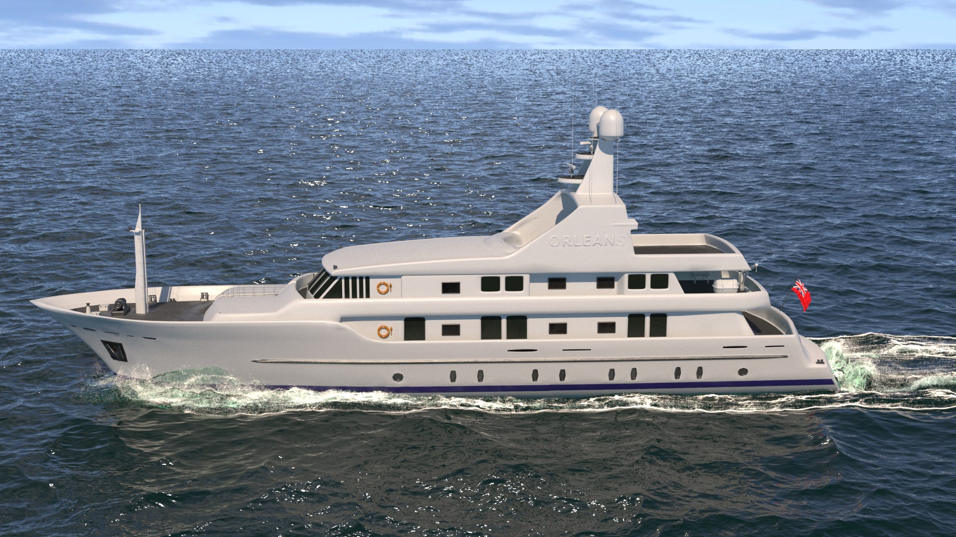 Orleans Yacht 3D Model - TurboSquid 1481127