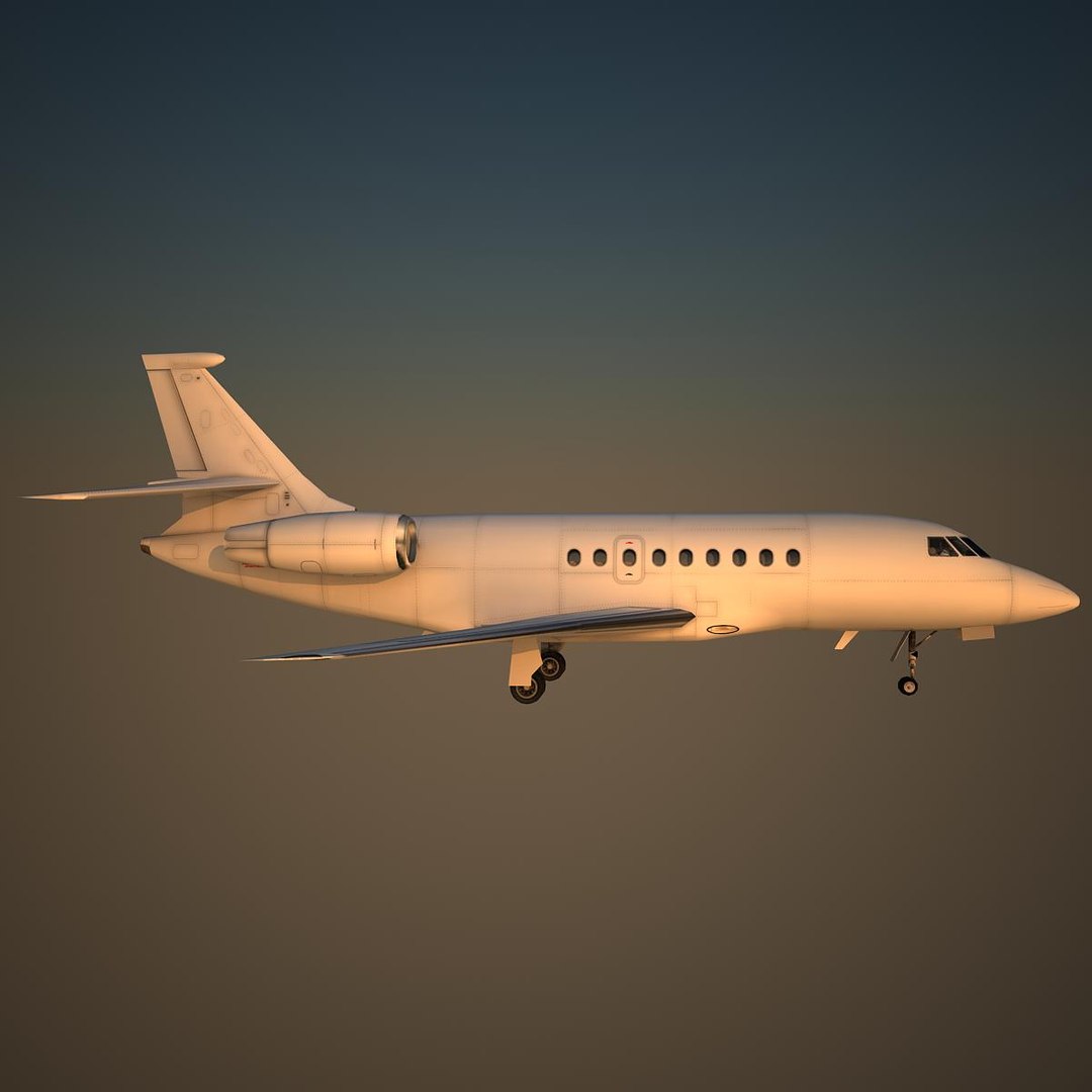 3d Model Dassault Falcon
