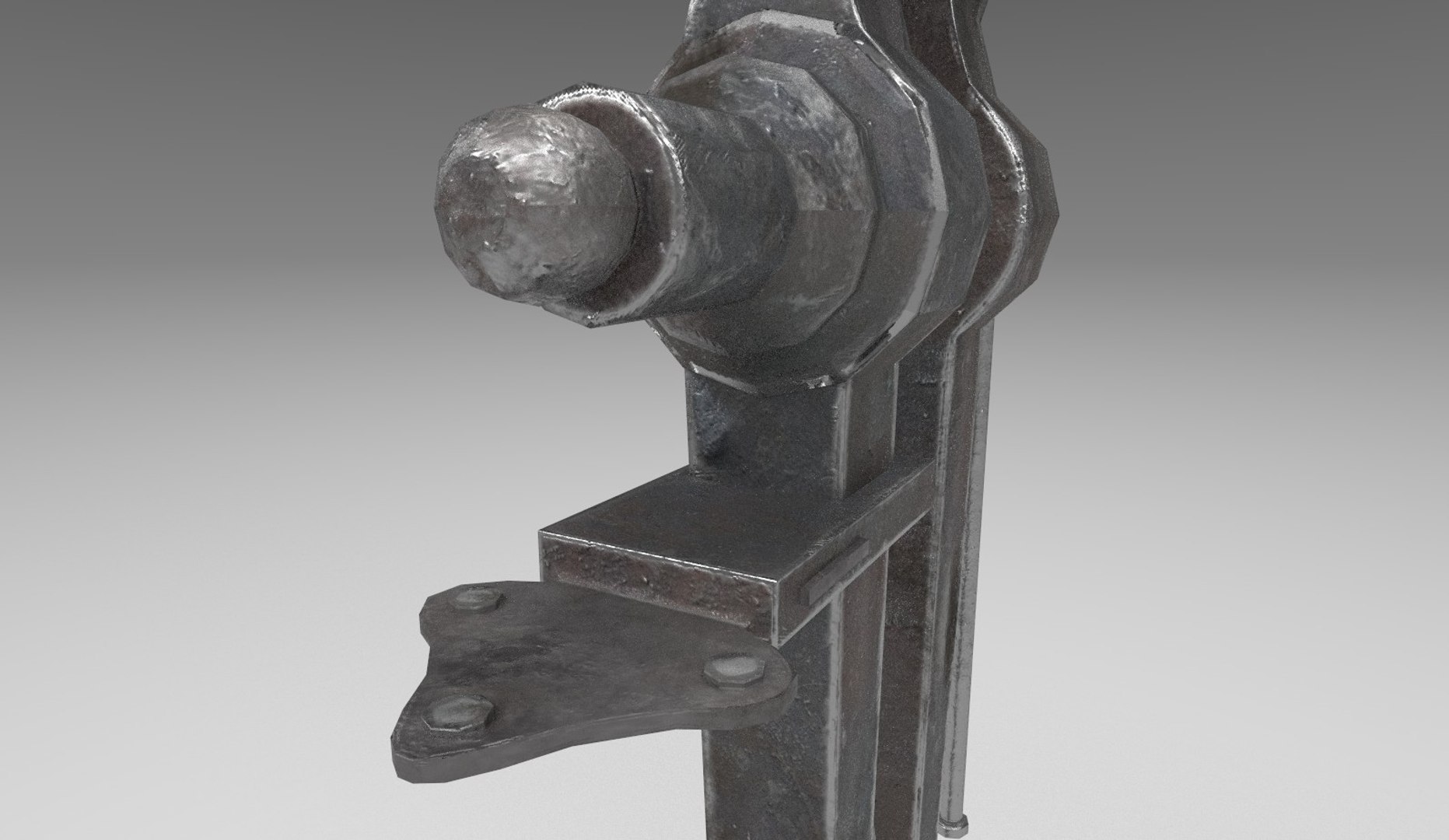 3D Medieval Leg Vise - TurboSquid 1246720