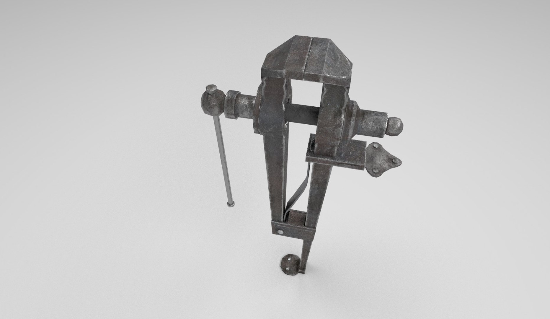 3D Medieval Leg Vise - TurboSquid 1246720