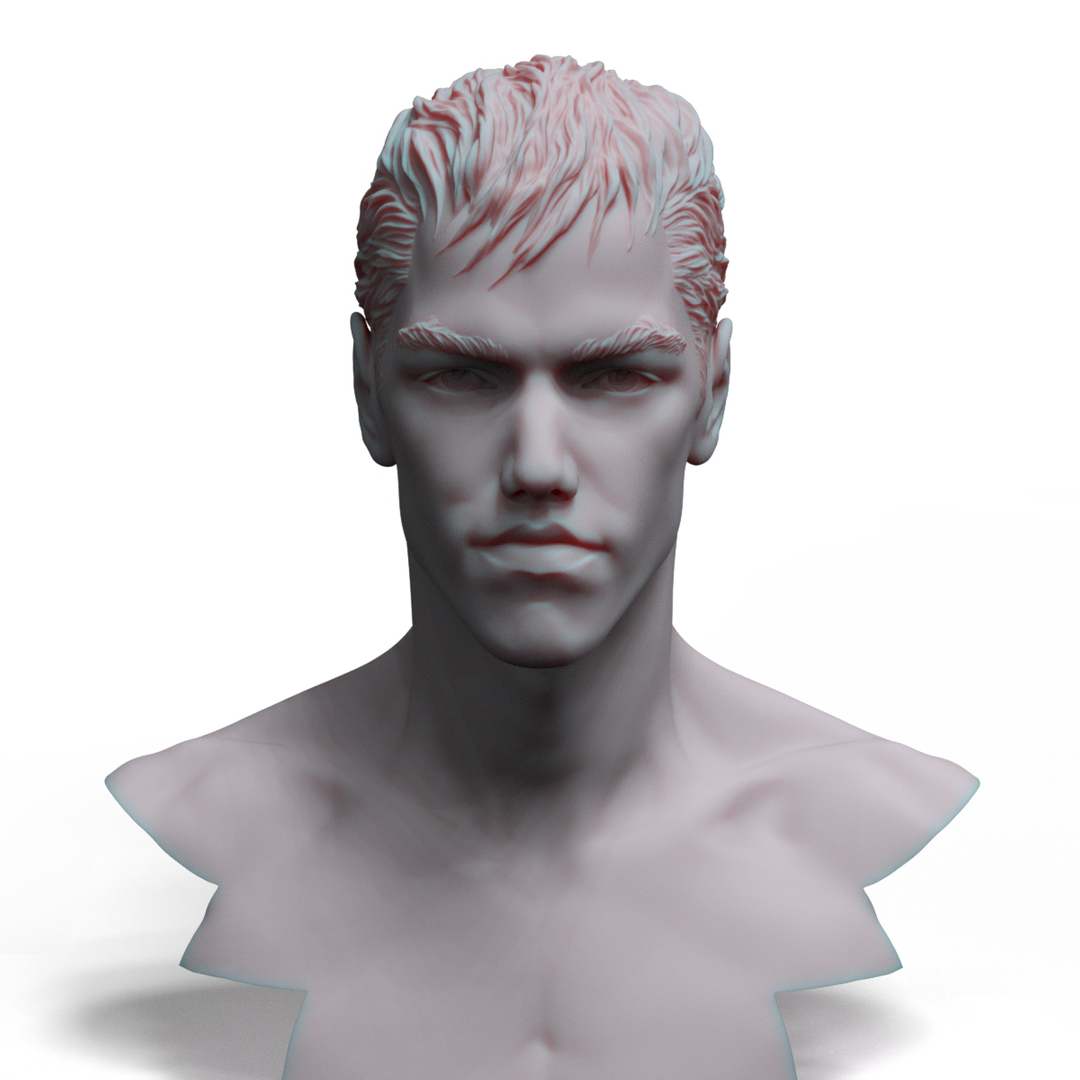 3D model hero head 2 - TurboSquid 1179886