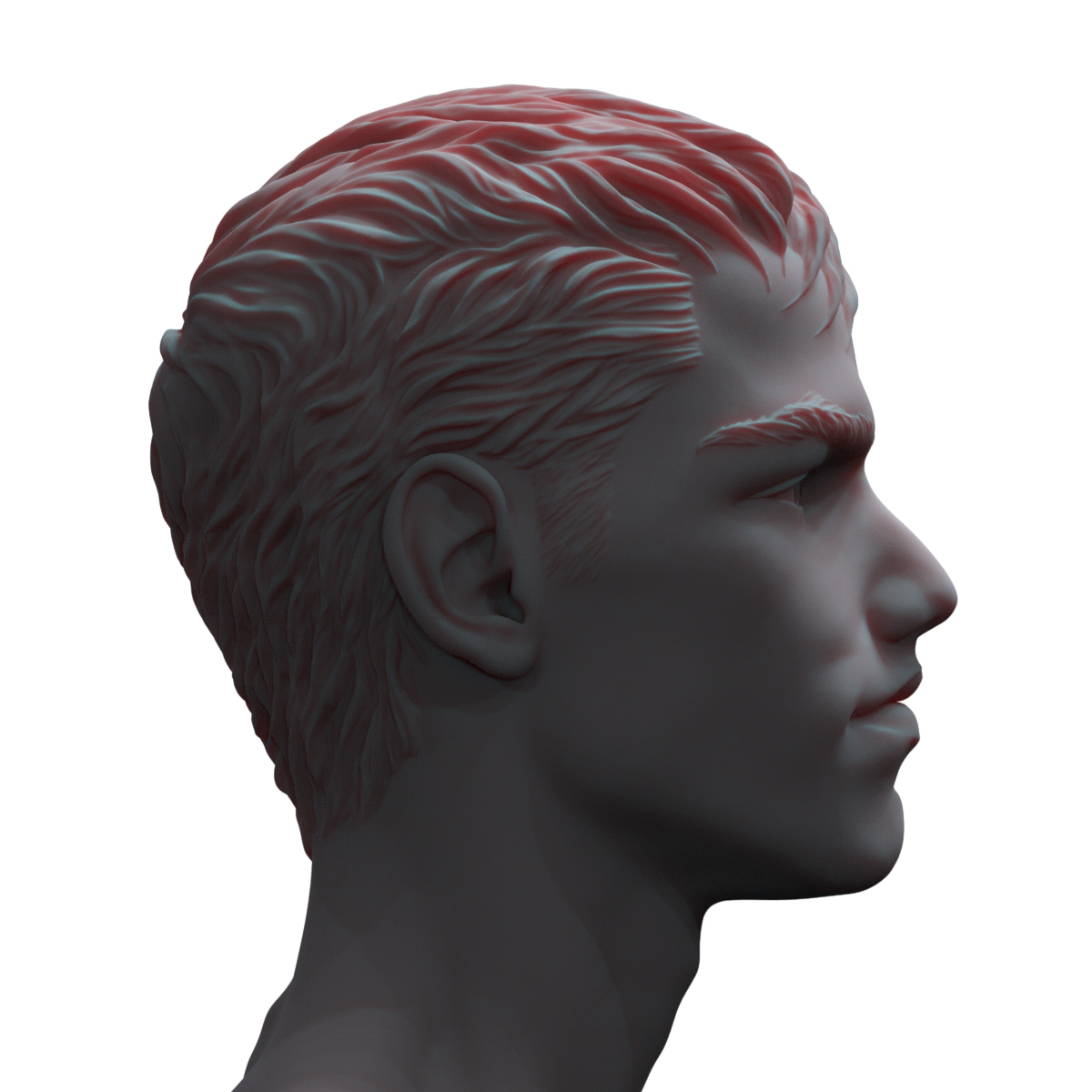 3D model hero head 2 - TurboSquid 1179886
