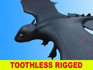 Rigged 3D Toothless Models For Download | TurboSquid