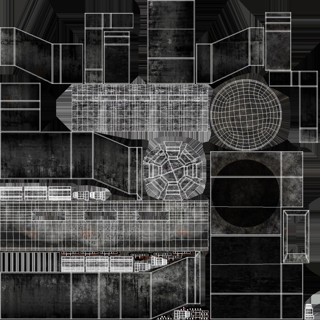 3D Reinforced Concrete Turret Bunker Old Model - TurboSquid 2423675