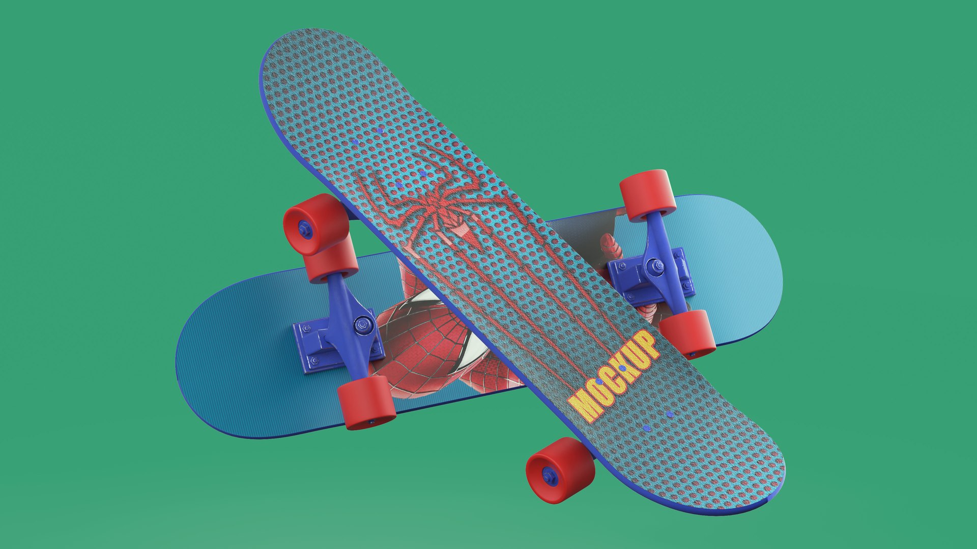 3D Classic Skateboard Spider-Man - TurboSquid 1956197