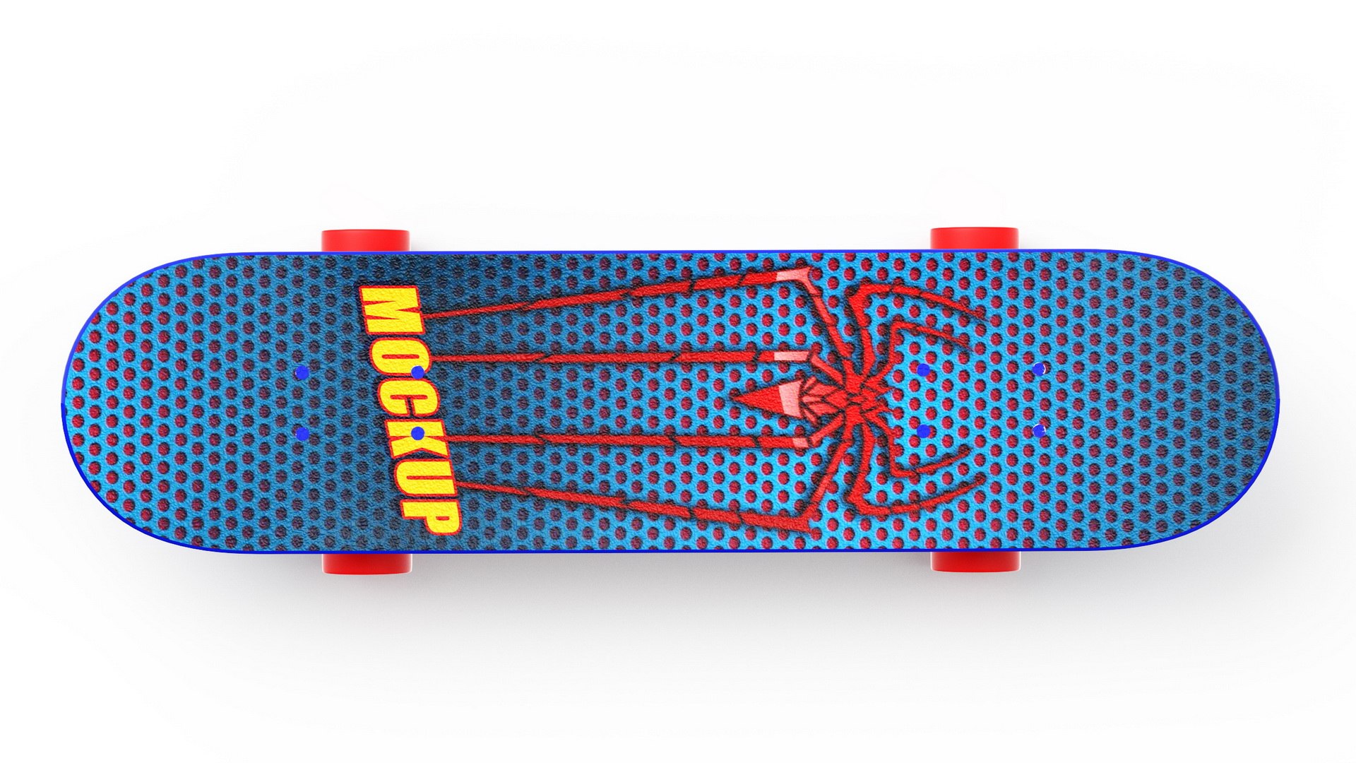 3D Classic Skateboard Spider-Man - TurboSquid 1956197