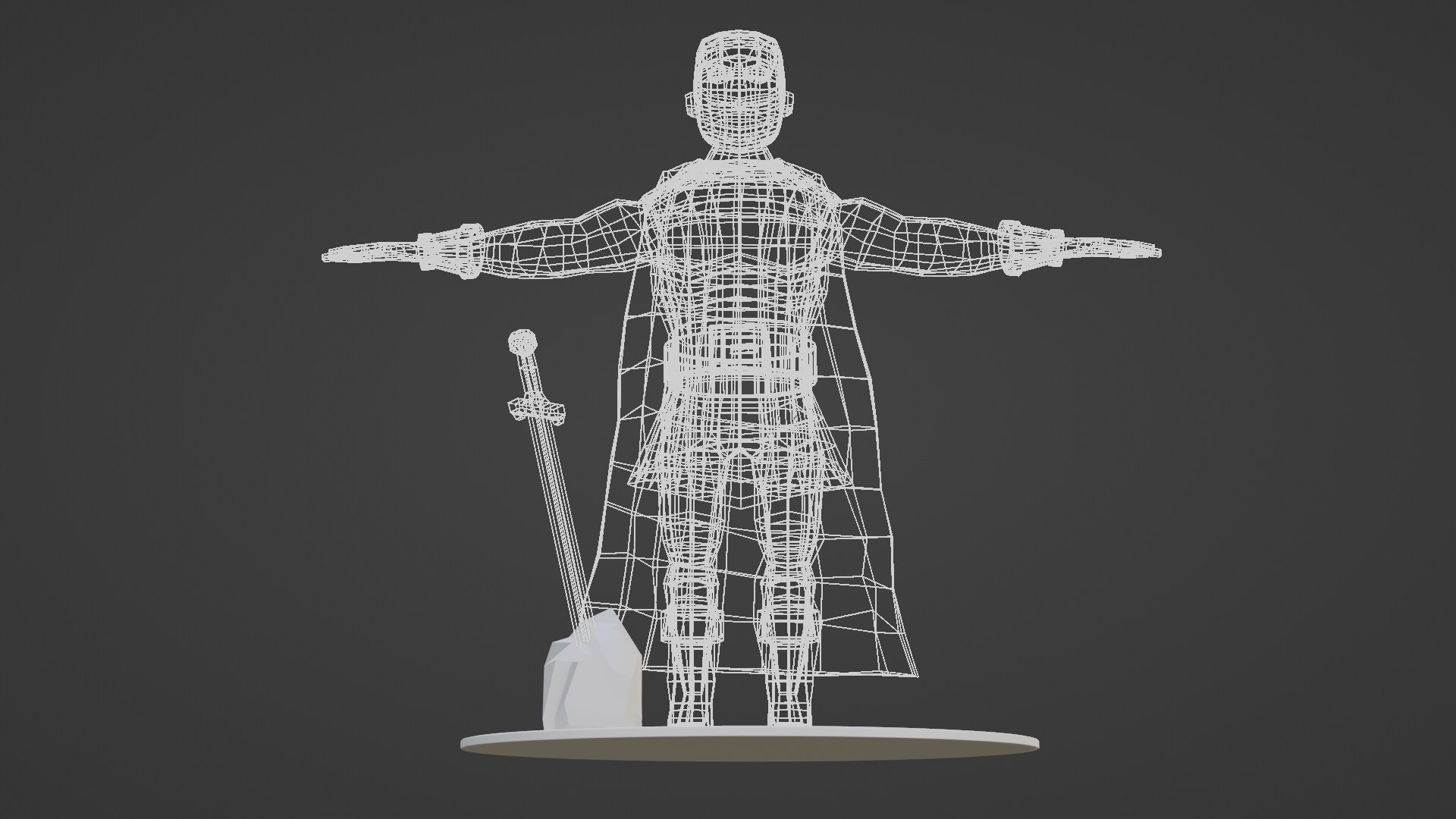 Low Poly Medieval Hero 3D Model - TurboSquid 2462331