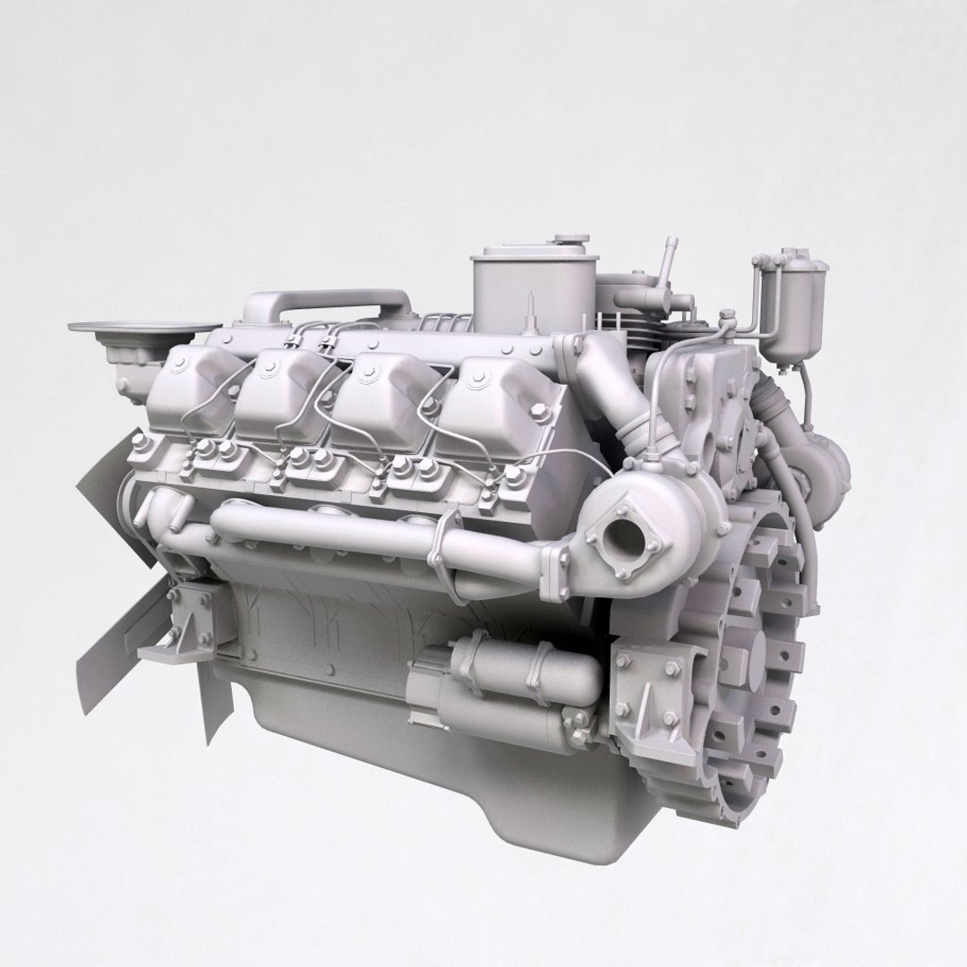 3d Kamaz Engine