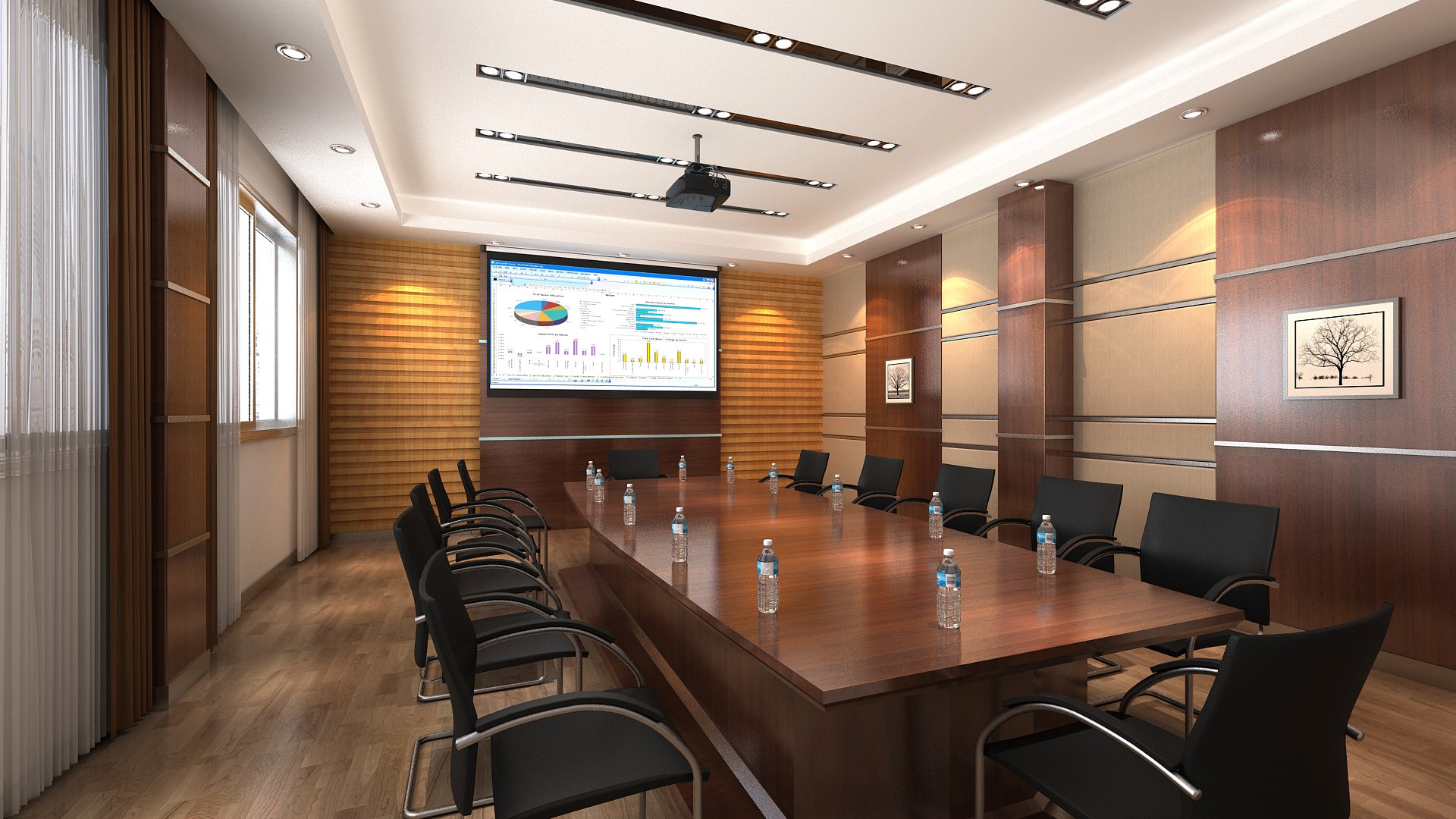 3D Conference Room 02 Model - TurboSquid 1719123