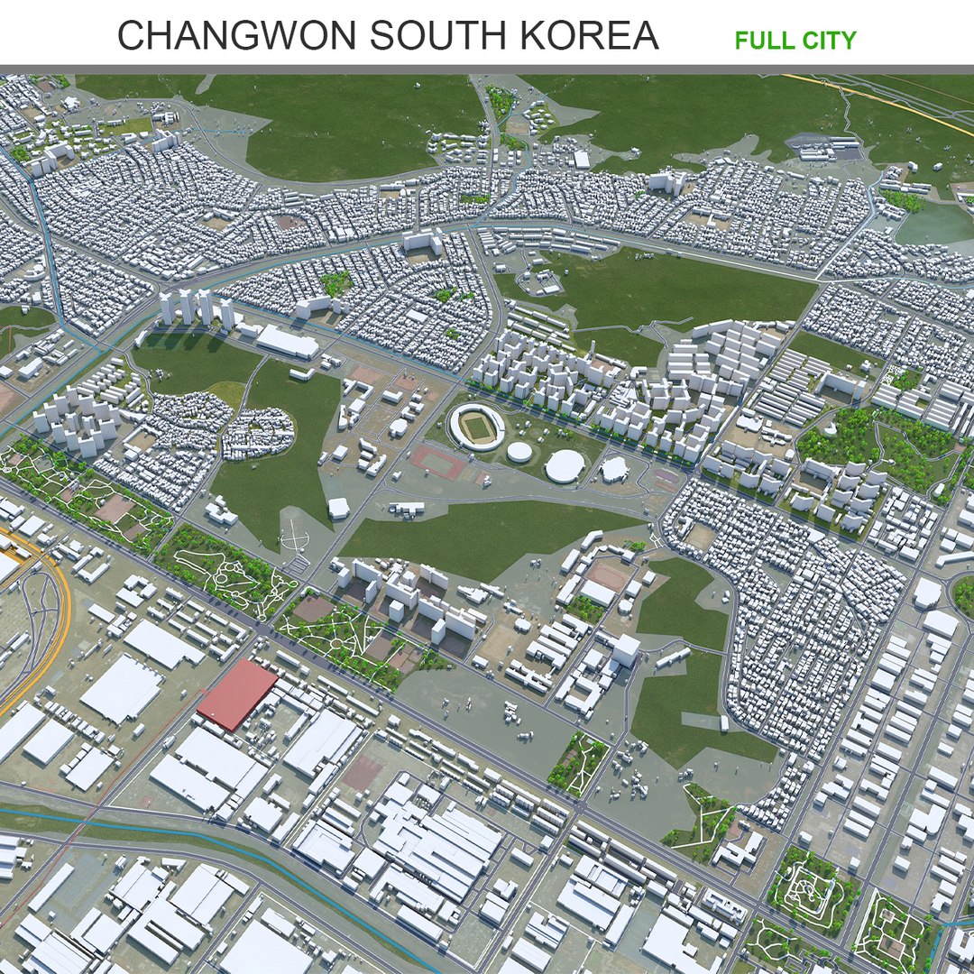 Changwon South Korea 3D Model - TurboSquid 2041977